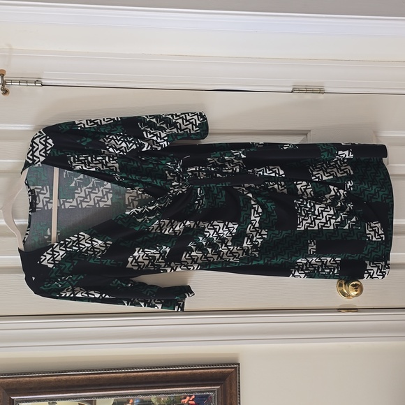 Apt. 9 | Dresses | Apt9 Brand Womens Black Green Asymmetrical Dress ...